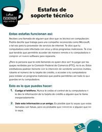Have You Heard About... Tech Support Scams? (Spanish) | FTC Bulkorder ...